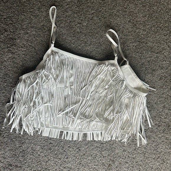 Amazing Lace | Tops | Amazing Lace White Fringe Top | Poshmark